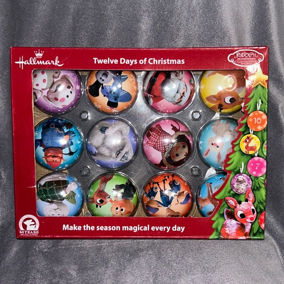 Hallmark | Holiday | New 24 Hallmark Rudolph 12 Days Of Christmas ...